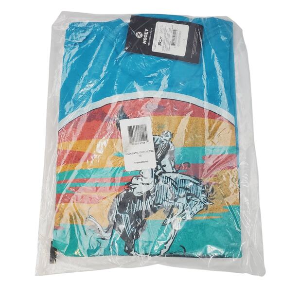 Style | Shirts | Hooey Graphic Tshirt Men Large Tropical Blue Cowboy ...